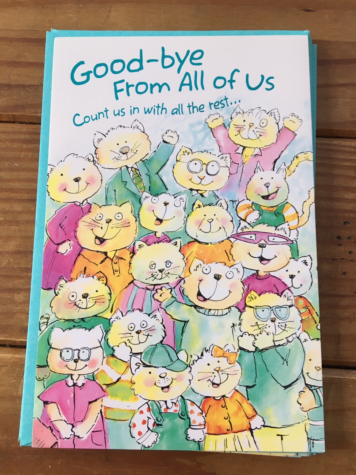 GOOD-BYE FROM ALL OF US GREETING CARD BY CARLTON CARDS RETIREMENT ...