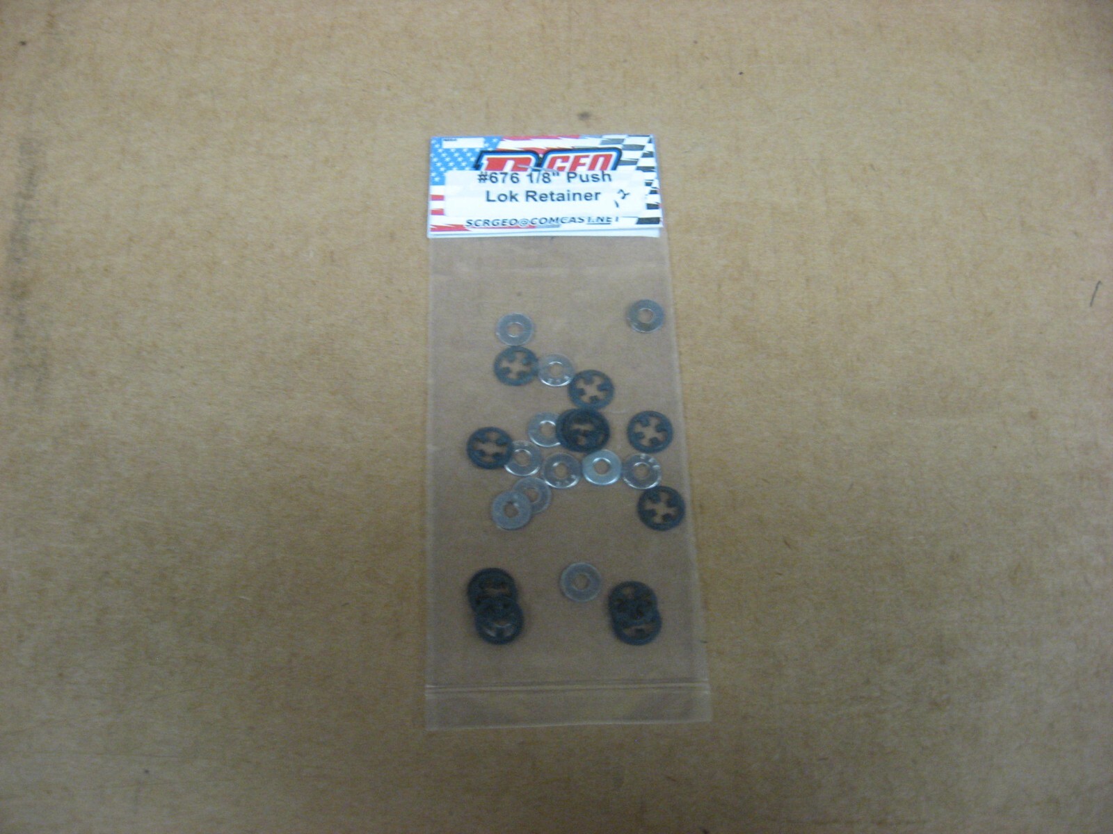 RGEO PUSH LOCK WHEEL RETAINERS FOR 1/8 AXLES (PACKAGE OF 12 PIECES) | eBay