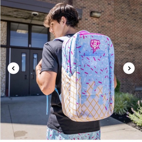 Baseball Lifestyle 101 blue ice cream backpack and lunchbox | eBay