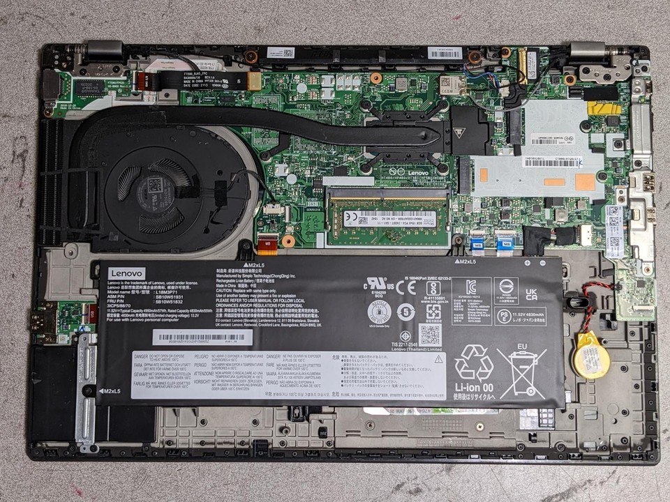 LENOVO THINKPAD T15 GEN 2 i7-1165G7 @ 2.80 GHz, 24GB RAM, NO HDD/OS | eBay