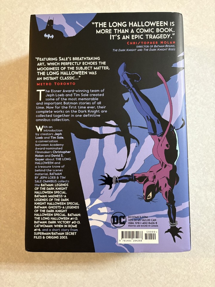Batman by Jeph Loeb & Tim Sale Omnibus Hardcover HC Jeph Loeb and Tim ...