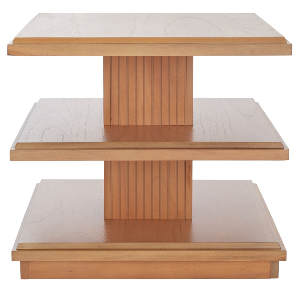 SAFAVIEH Home Collection Suette 2 Shelf Accent Table - 24" L x 24" D x ...