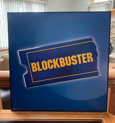 BLOCKBUSTER VIDEO Original Vintage Wall Sign VERY RARE! | eBay