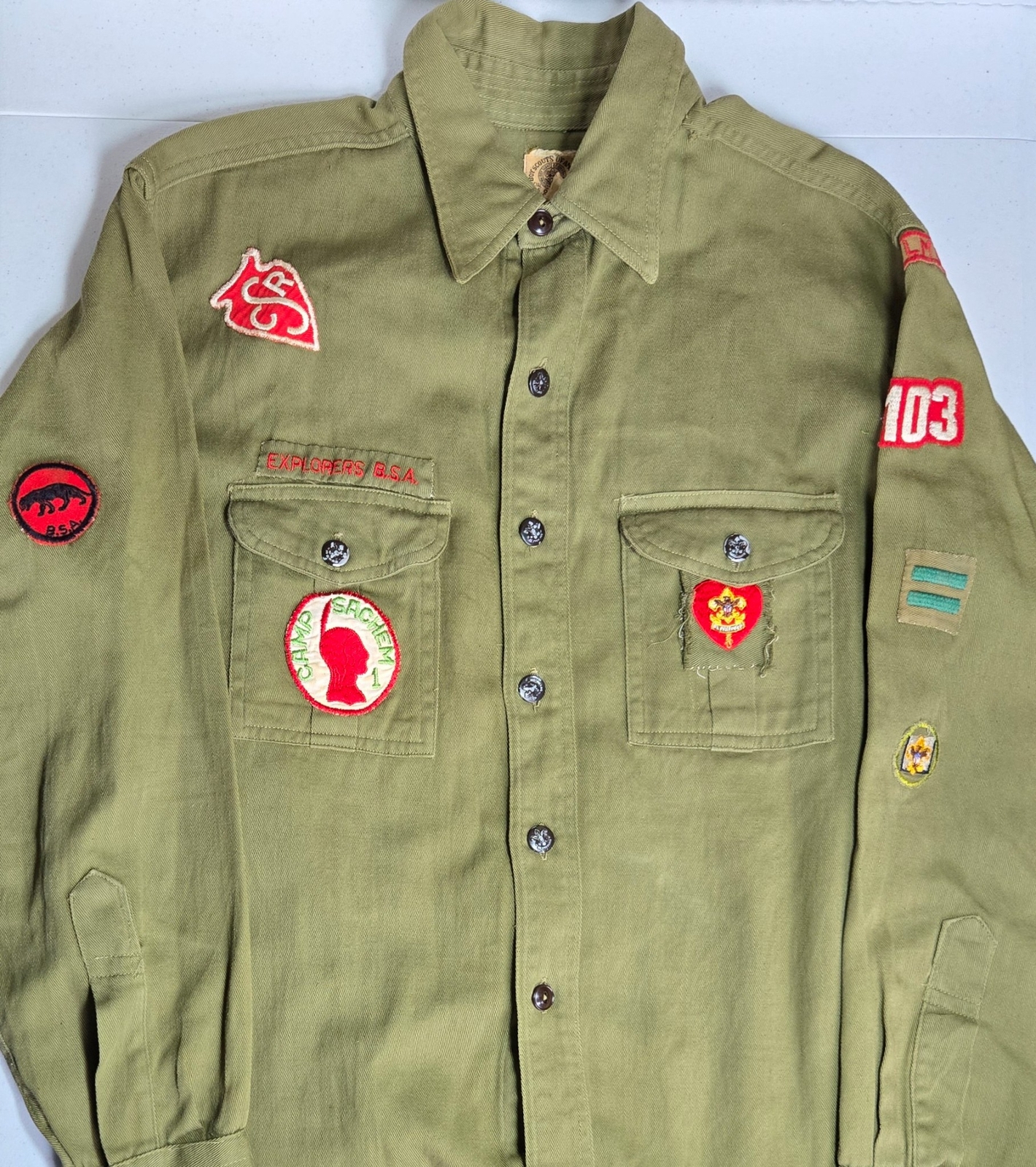 Camp Sachem Ranger Pre-OA Patch on Uniform Minuteman Council Boy Scouts ...