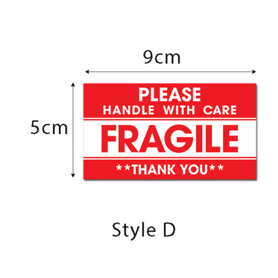 FRAGILE / THIS WAY UP - PACKING PACKAGING STICKERS / LABELS WATER ...