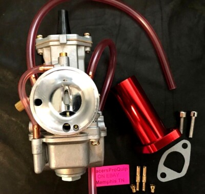 Predator 224 212 26mm Flat Slide Carburetor Kit NEW w/jet kit & Adapter ...