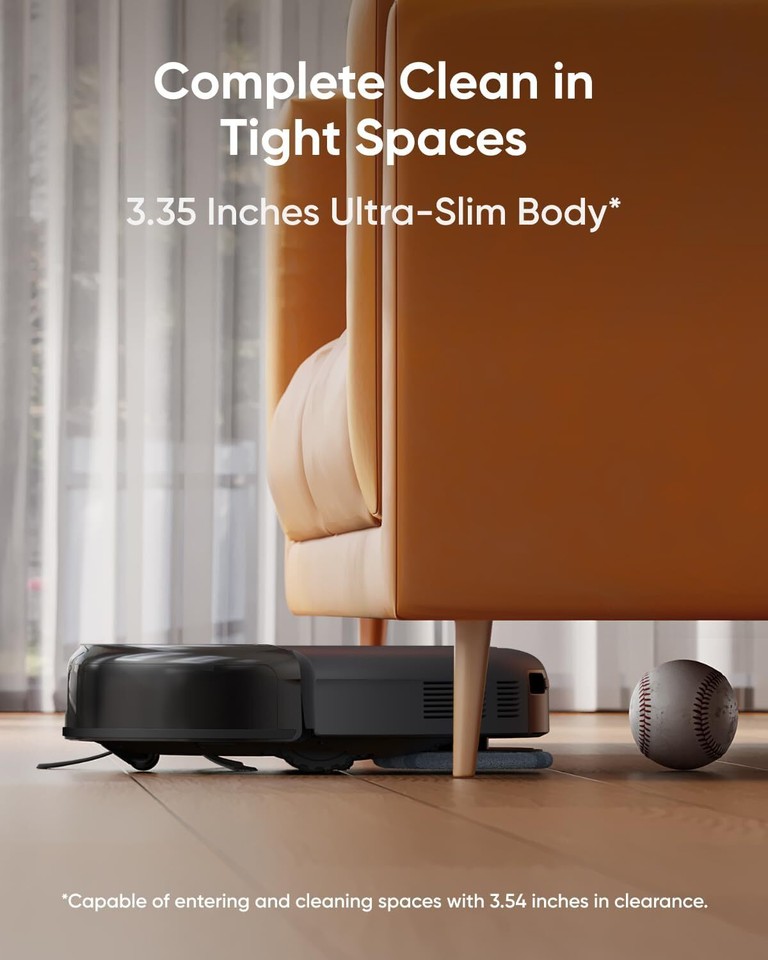 eufy Omni C20 Robot Vacuum and Mop All-in-One Station Auto Mop Washing ...