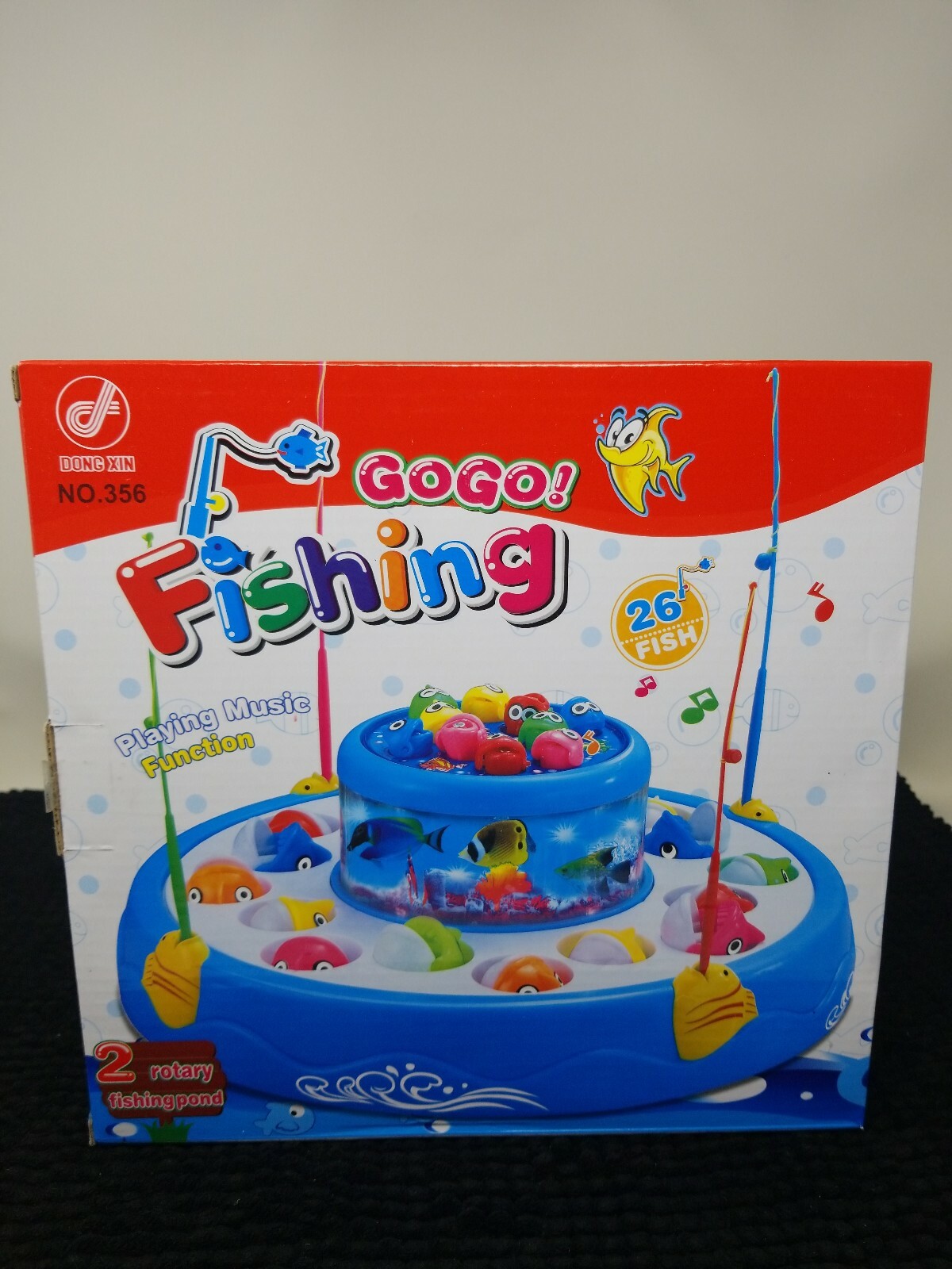 GOGO ! FISHING GAME - WITH 2 ROTARY FISHING PONDS | eBay
