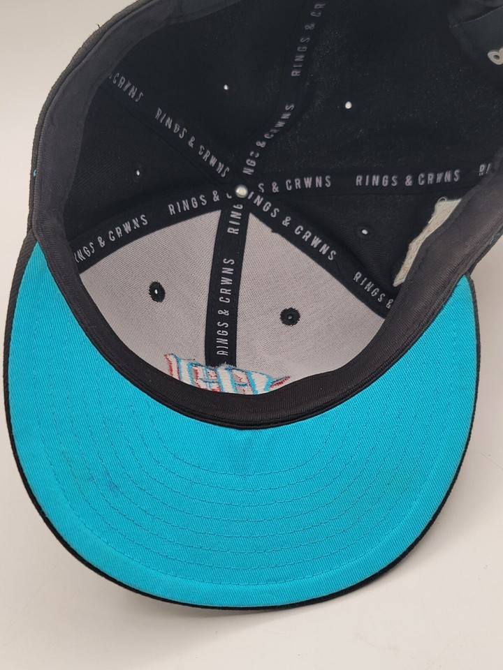 Rings & Crwns Mens 8 Black Miami Giants Negro League Team Fitted Hat | eBay