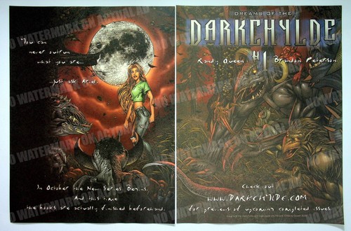 Dreams of the Darkchylde Comics 2000 Trade Print Magazine Ad Poster ...