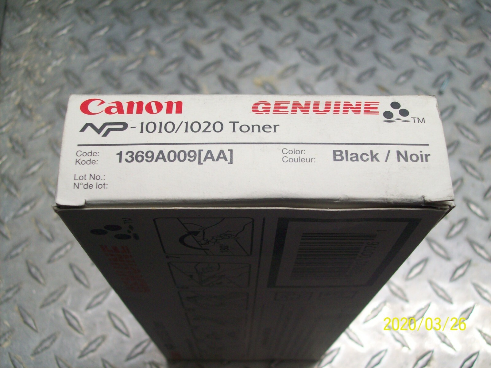 GENUINE CANON NP-1010/1020 BLACK TONER 105gx2 (2 per box) | eBay