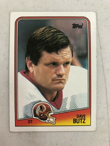 Vintage 1988 Washington Redskins Football Trading Card Dave Butz | eBay