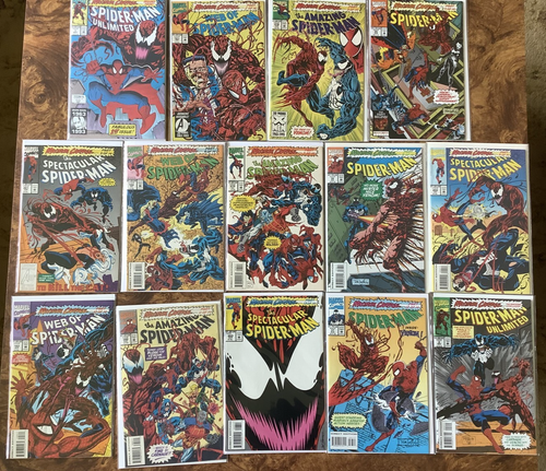 Maximum Carnage 1-14 VF/NM Full Story Spider-Man Venom Amazing ...