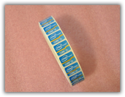 5 Intel Core i3 Inside Sticker Badge 2nd 3rd Generation laptop Logo ...