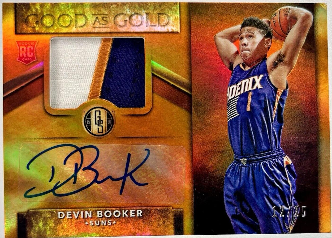 2015-16 Panini Gold Standard - Good As Gold Devin Booker #17 Prime /25 ...