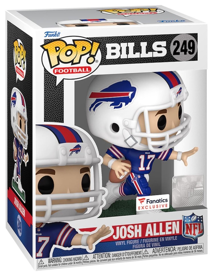Brand New Funko Pop! NFL Buffalo Bills: Josh Allen #249 Fanatics ...