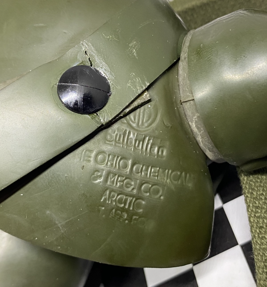 *ORIGINAL* WWll Era 1944 USAAF Military Type A-14 Pilot Green Oxygen ...