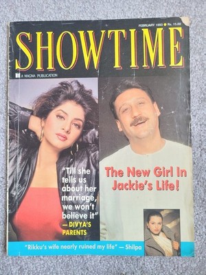 Showtime Feb 1993 Magazine - Jackie Shroff Divya Bharti Shilpa ...