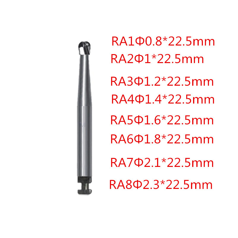 Dental Low Speed Tungsten Steel Carbide Burs RA1-8 for Contra Angle ...