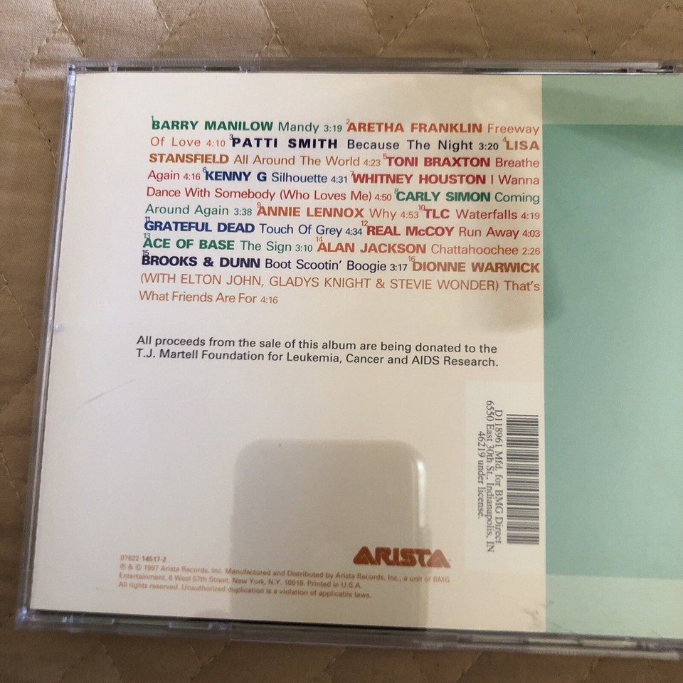 Arista: The First 20 Years CD Pop Rock Songs Compilation Album 1997 LN ...