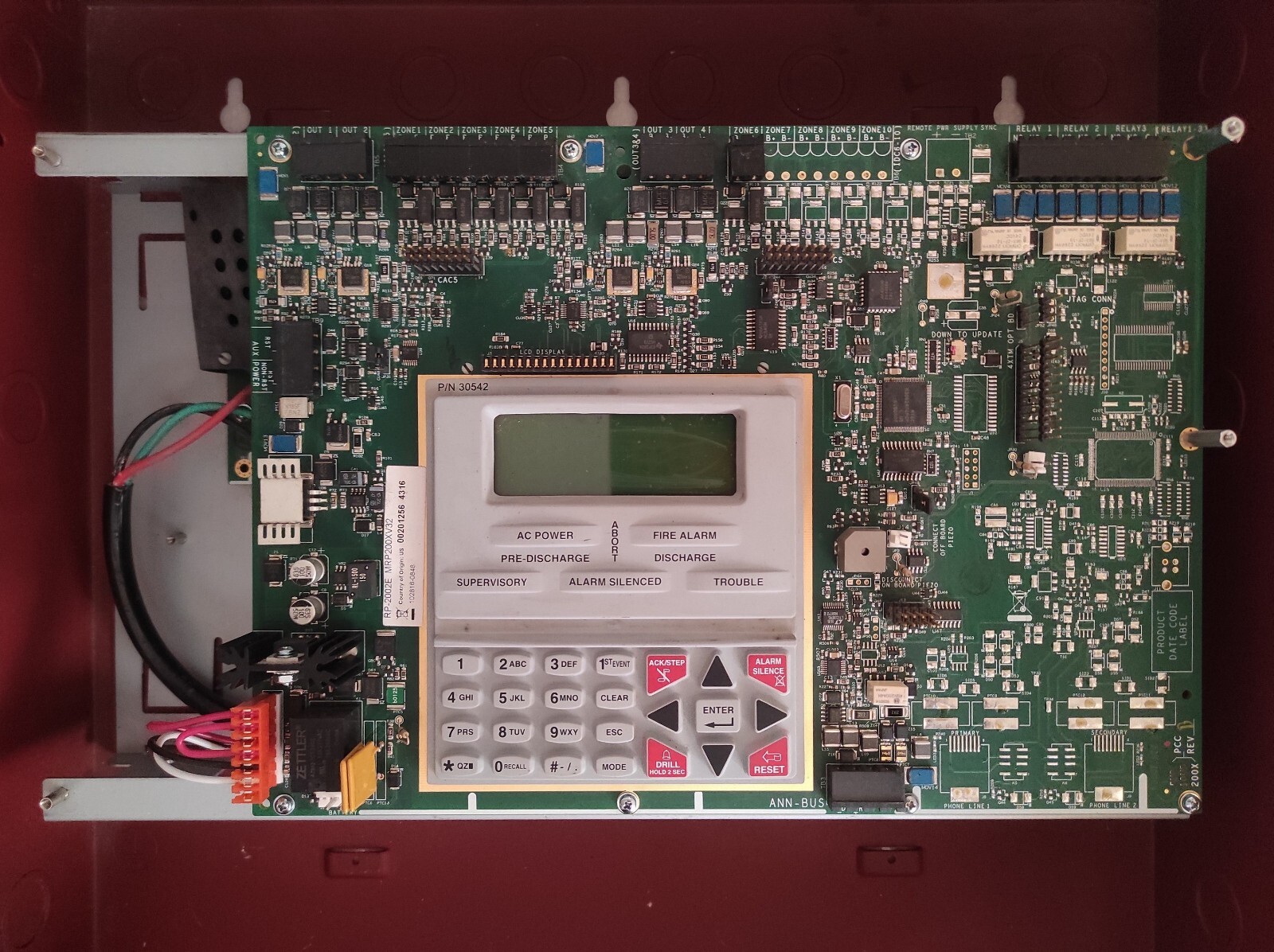 Honeywell Notifier rp-2002e / RP-2002E Fire Alarm Panel | eBay