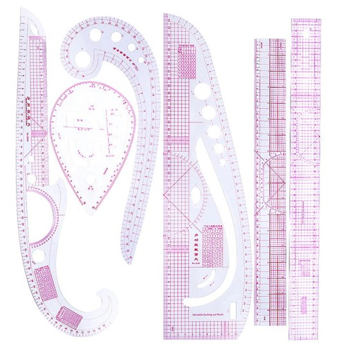 French Metric Ruler Curve Shaped Grading Rulers Sewing Tools ...