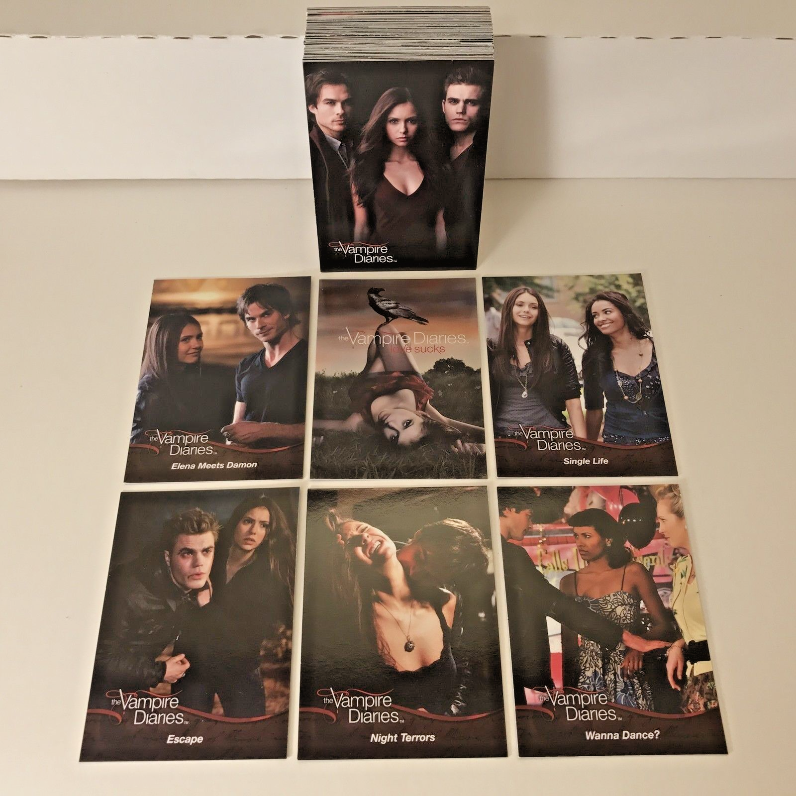 VAMPIRE DIARIES SEASON 1 (Cryptozoic 2012) Complete Card Set w/ NINA ...