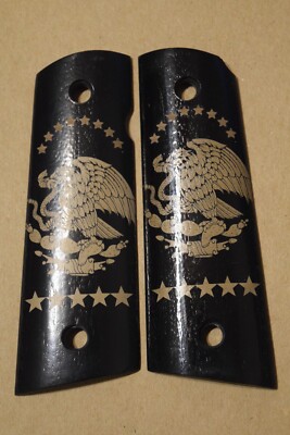 1911/Clones Kimber/Colt Large Frames Lasered Engraved "Mexican Emblem ...
