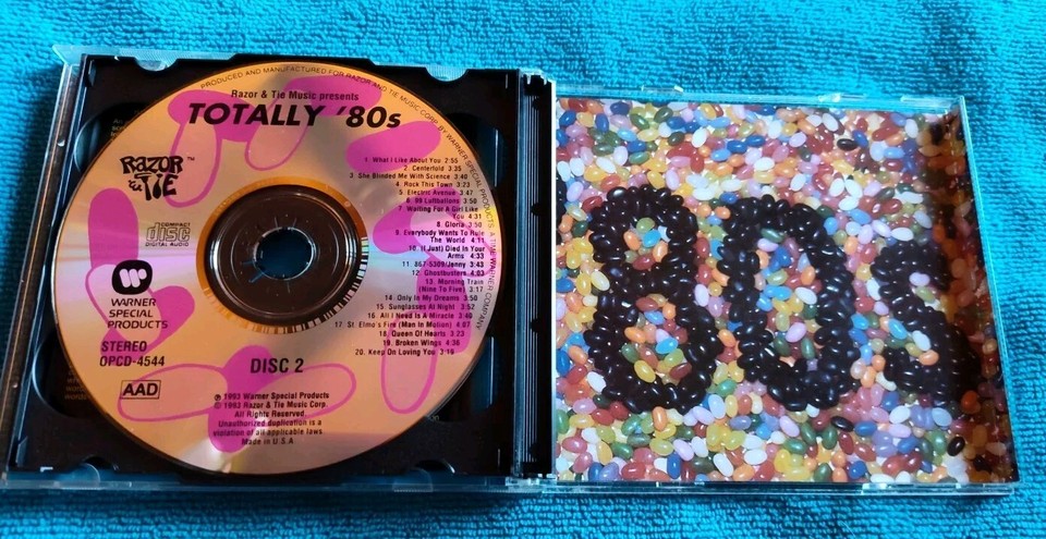 1993 Warner Special Products/Razor & Tie Totally '80s 2 CD Set | eBay