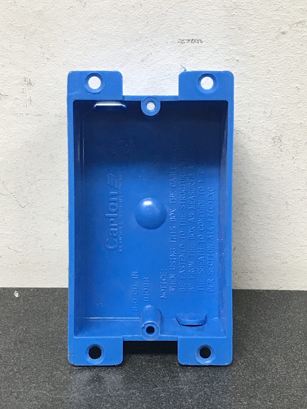 Carlon B108R-UPC 1-Gang 8 cu. in. PVC Shallow Flanged Box | eBay