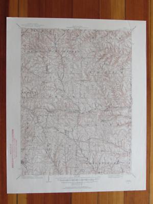 Cadiz Ohio 1954 Original Vintage USGS Topo Map | eBay