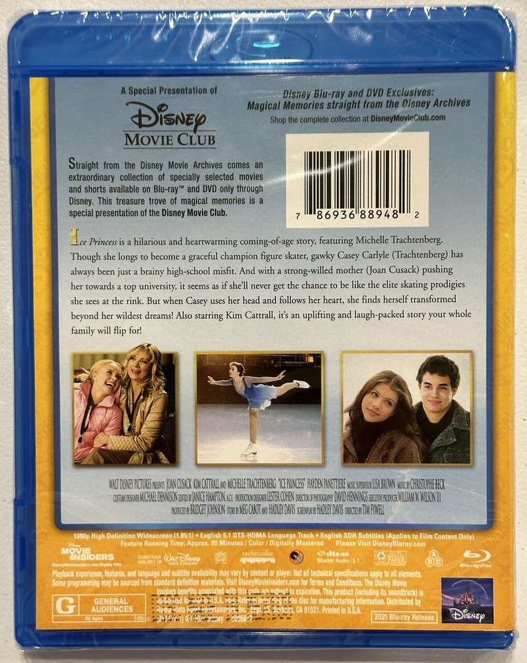 Ice Princess (Blu-ray) Brand New & Sealed *Free Shipping* | eBay