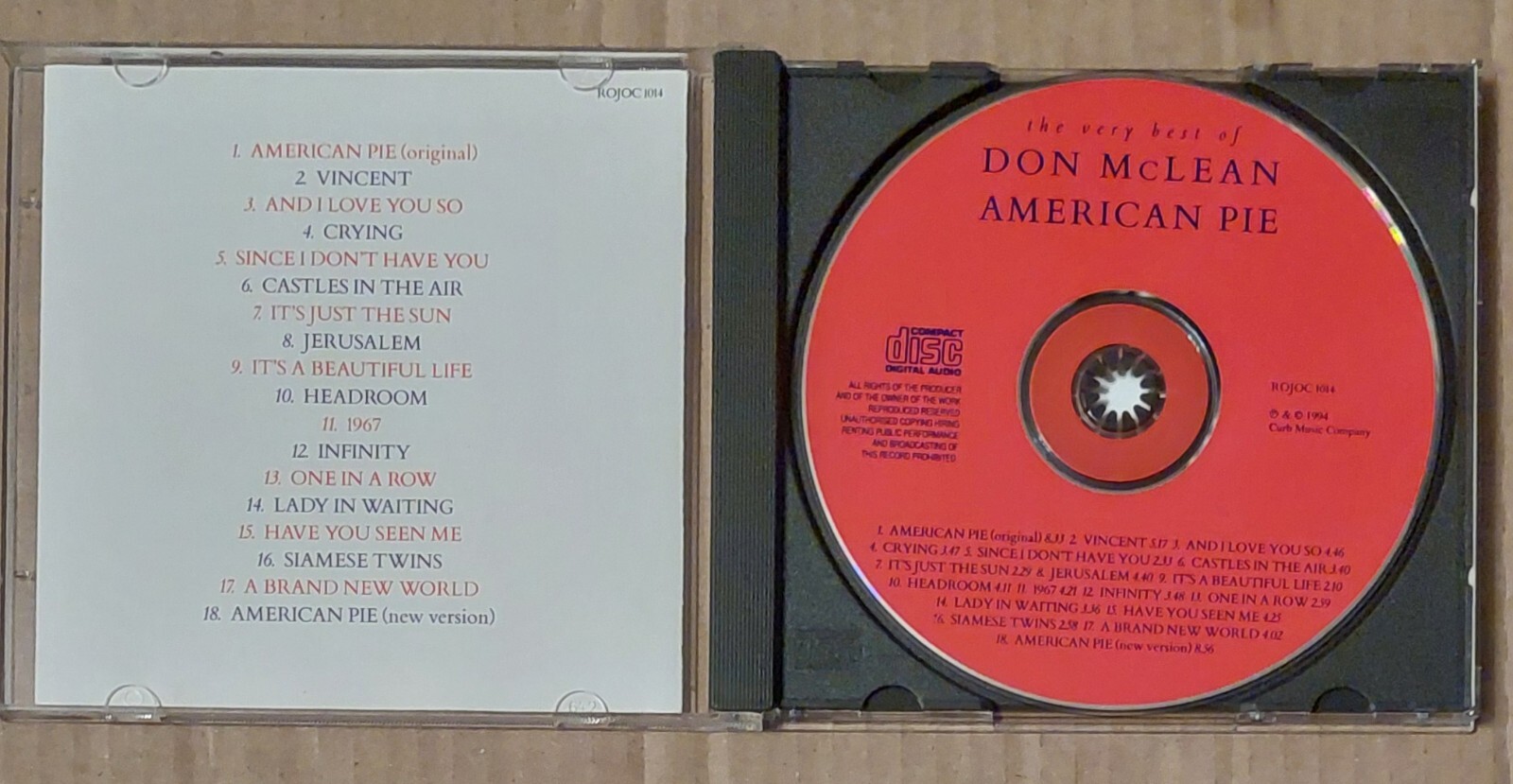 Don McLean - American Pie: The Very Best Of Don McLean - UK CD | eBay.de