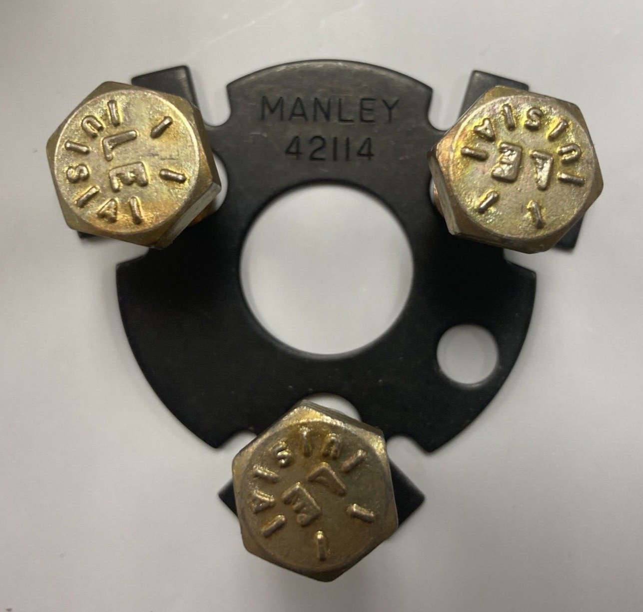 Small Block / Big Block Chevy Cam Lock Plate With Bolts | Manley 42114 ...