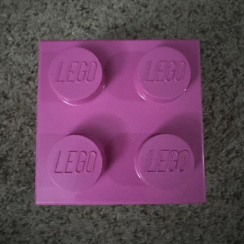2012 Pink Lego Storage Brick Storage Cube Stud Case Container 853239 ...