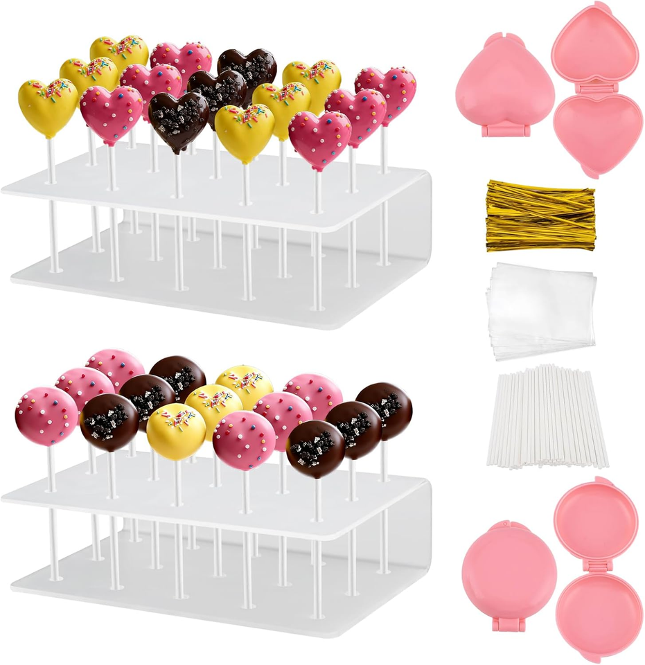 304 Pcs Cake-Making Kits, Cake Pop Mold, 2 Pcs Spherical and Shaped ...