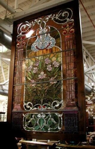 John LaFarge stained glass window Large 6' x 10' Non religious rare c ...