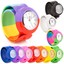 Wacky Watches Childrens Unisex Silicone Rubber Slap Wrist Pop Boys ...