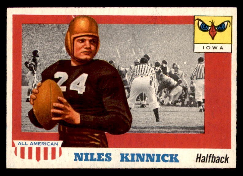 1955 Topps All American Football #6 Niles Kinnick EX/MT *f2 | eBay