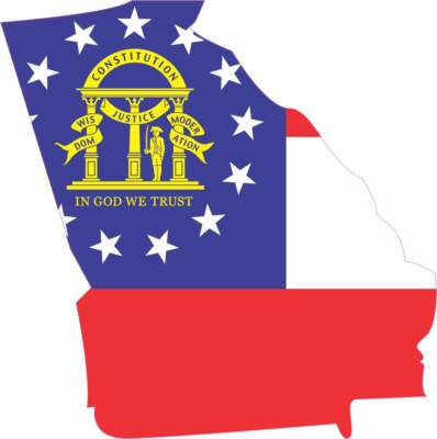 4.5X5.5 Georgia Bumper Sticker Vinyl Decal Decals Truck Window Car Door ...