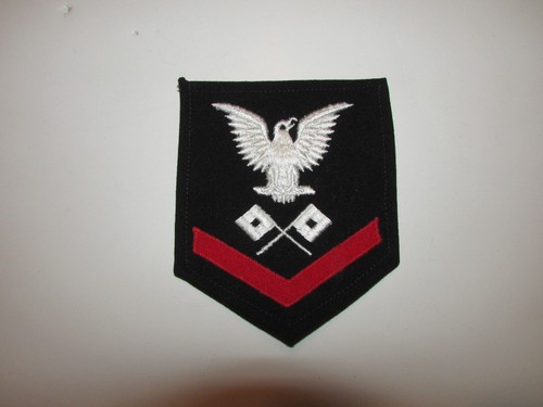 b9483 WW2 US Navy Rate Blue Signalman 3rd Class Folded IR33B | eBay