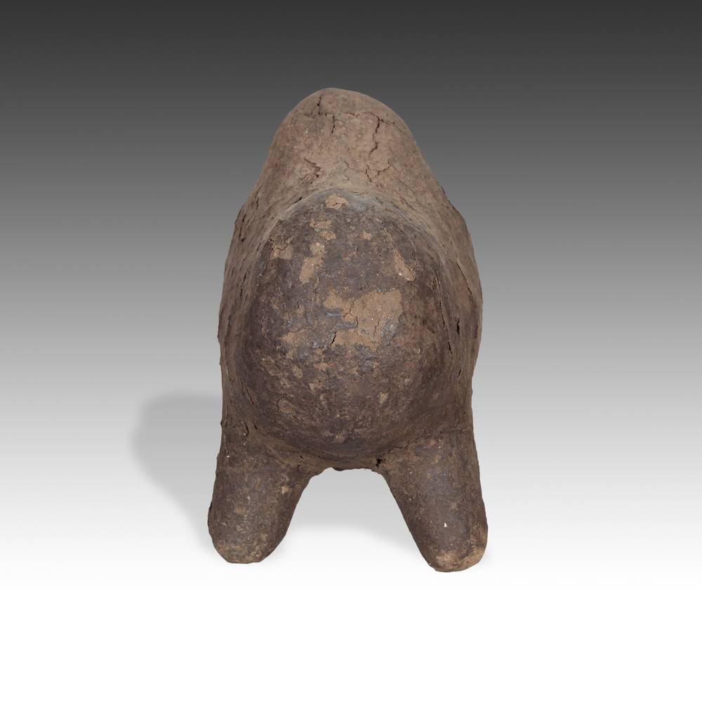 AFRICAN BOLI OR BULL FETISH FIGURE NYAMA BAMBARA PEOPLE MALI WEST ...