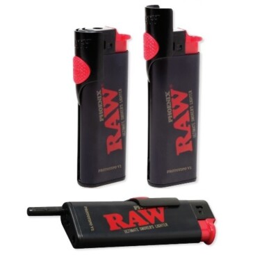 New! RAW PHOENIX ULTIMATE SMOKERS LIGHTER - Adjustable Wind Screen and ...