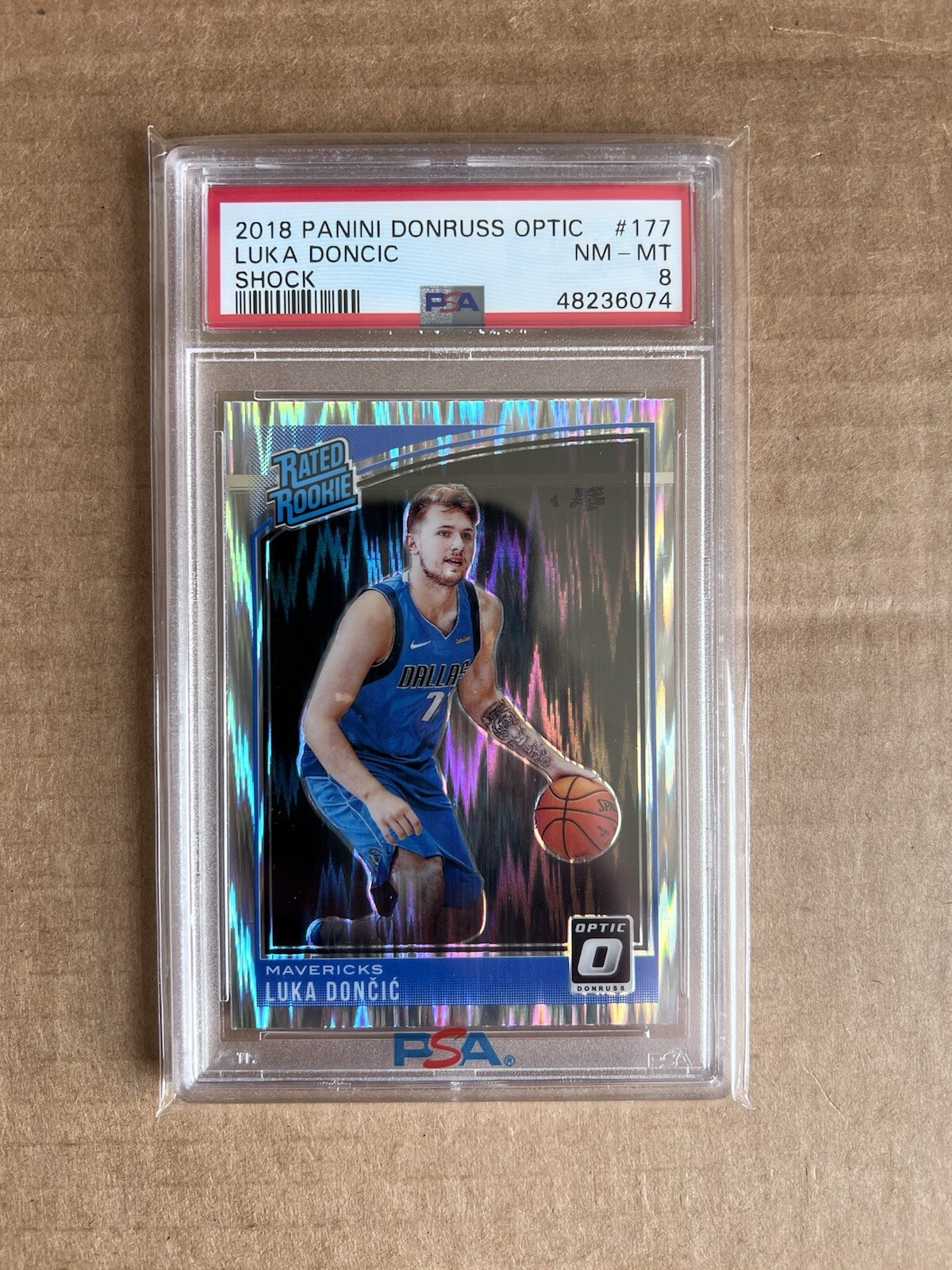 2018 Optic Luka Shock Psa 8!!! Mavs 🔥🔥🔥 | eBay