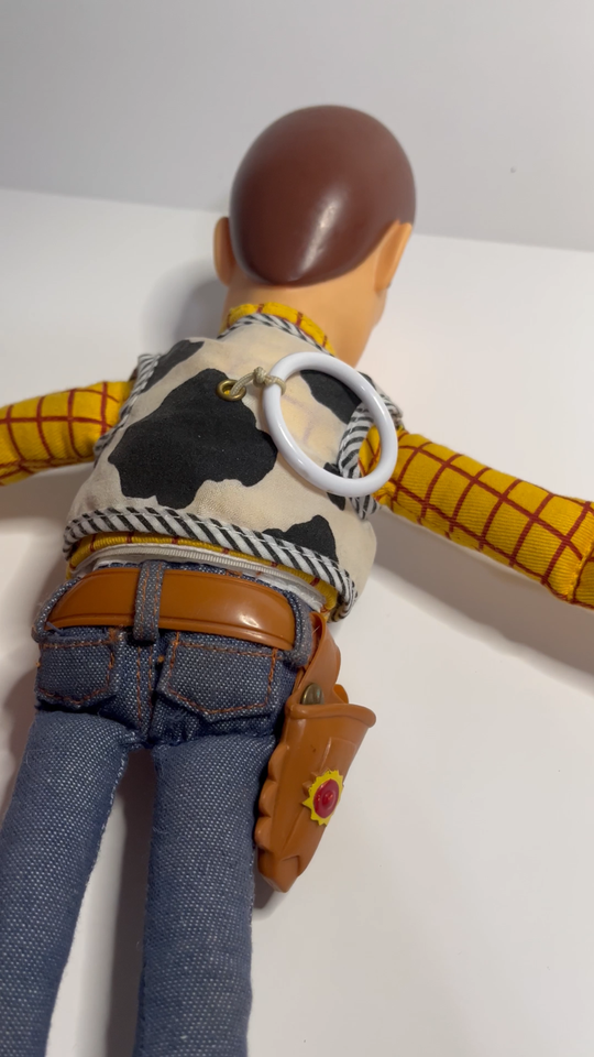 Disney Pixar Thinkway Toy Story Woody Pull String Doll 15” Works No Hat | eBay