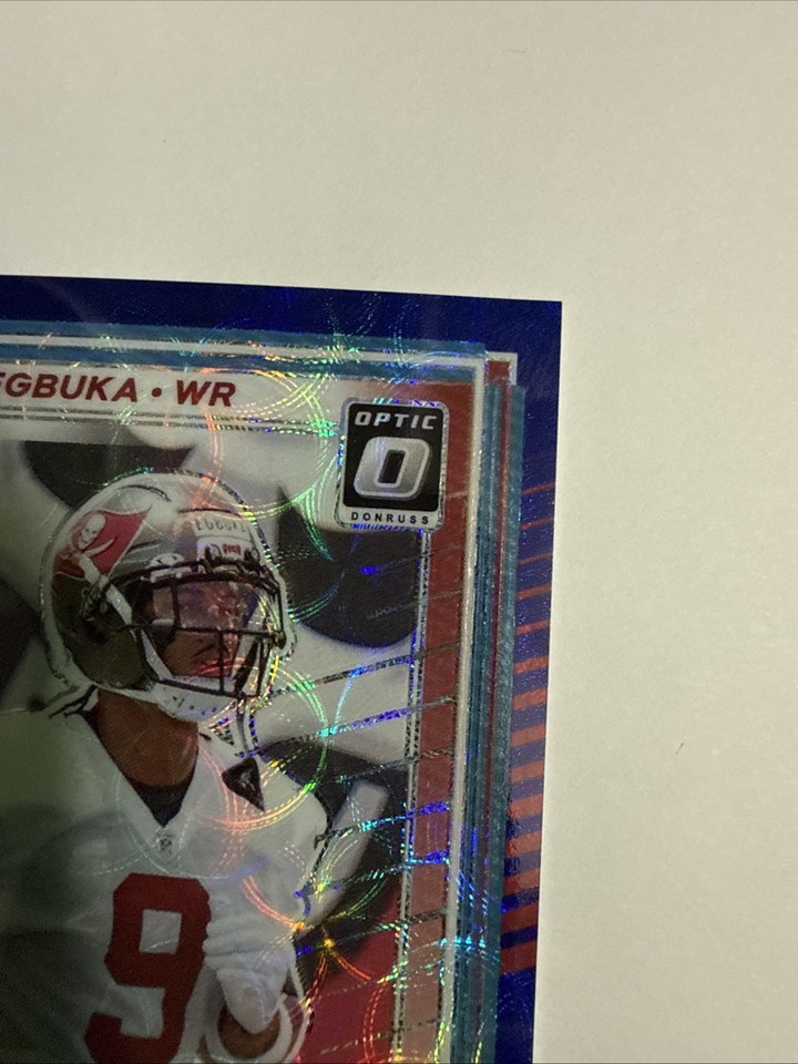 2025 Panini Donruss Optic Preview Emeka Egbuka Blue Scope Prizm RC ...