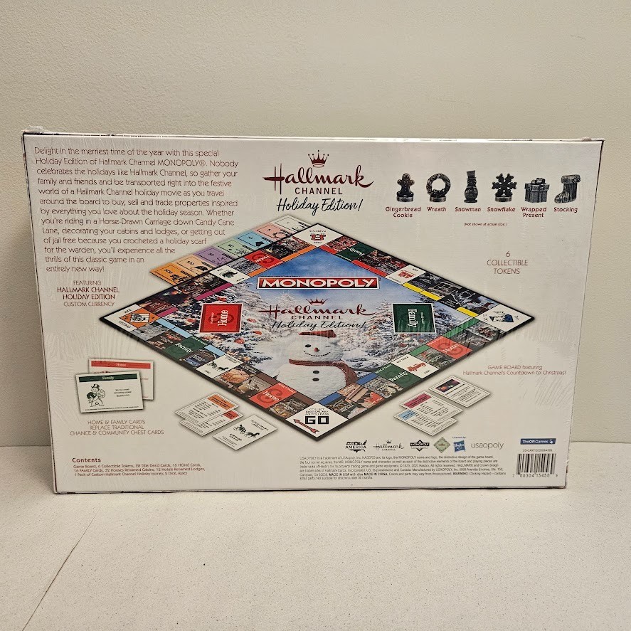 Hasbro Hallmark Channel Holiday Edition Monopoly Board Game NEW Sealed ...