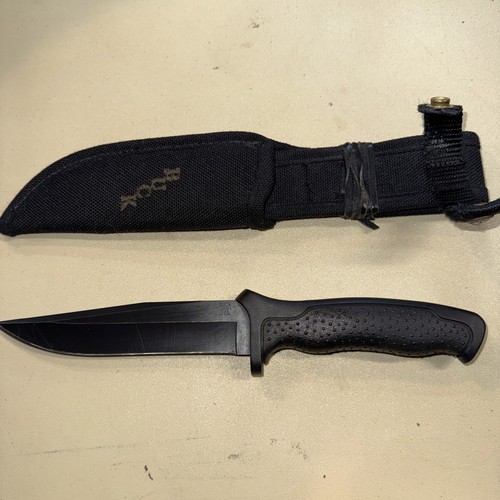 Vintage BUCK Model 650 Nighthawk Fighting Knife w/ Sheath excellent ...