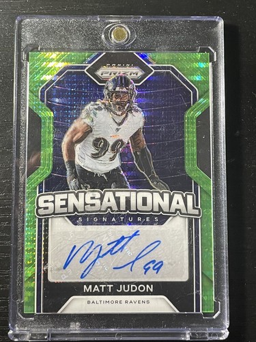 🔥Matt Judon. Autograph. Green Pulsar Prizm Signatures. 2020 Panini ...