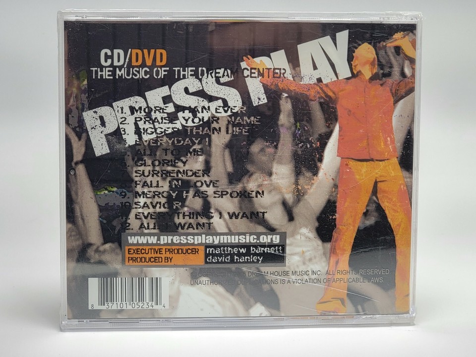 Press Play "Live" More Than Ever - The Music of the Dream Center CD/DVD ...